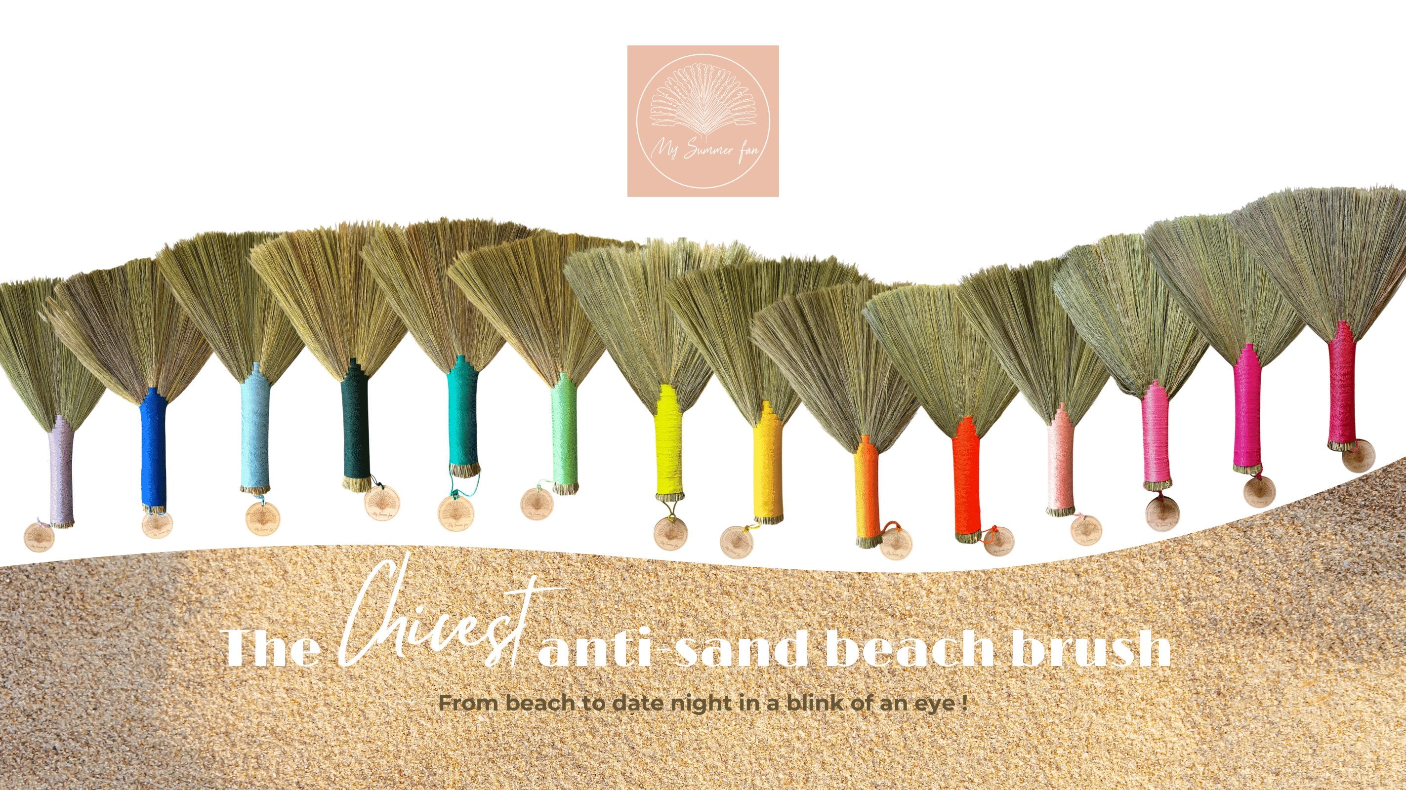 My Summer fan - The Chicest Anti-Sand beach brushes